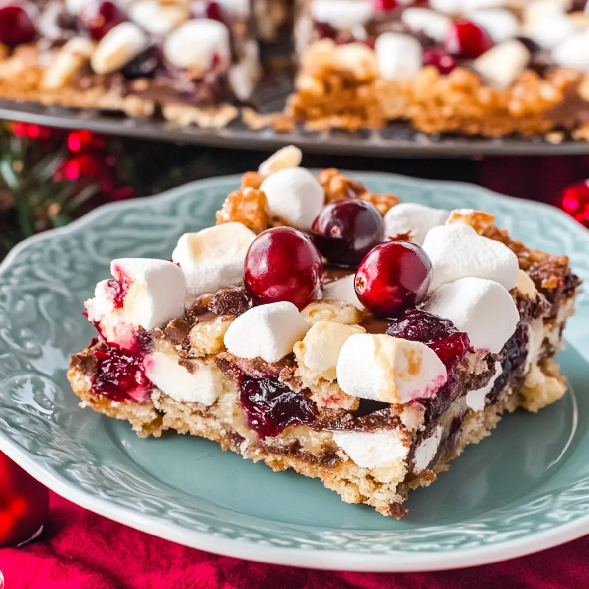 Delicious 7 Layer Cranberry Magic Bars: An Easy Holiday Treat