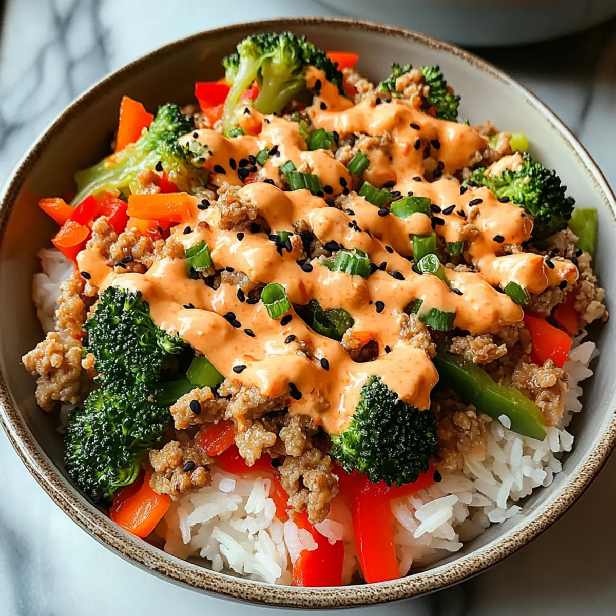 Ultimate Bang Bang Ground Turkey Rice Bowls for Delicious Dinners