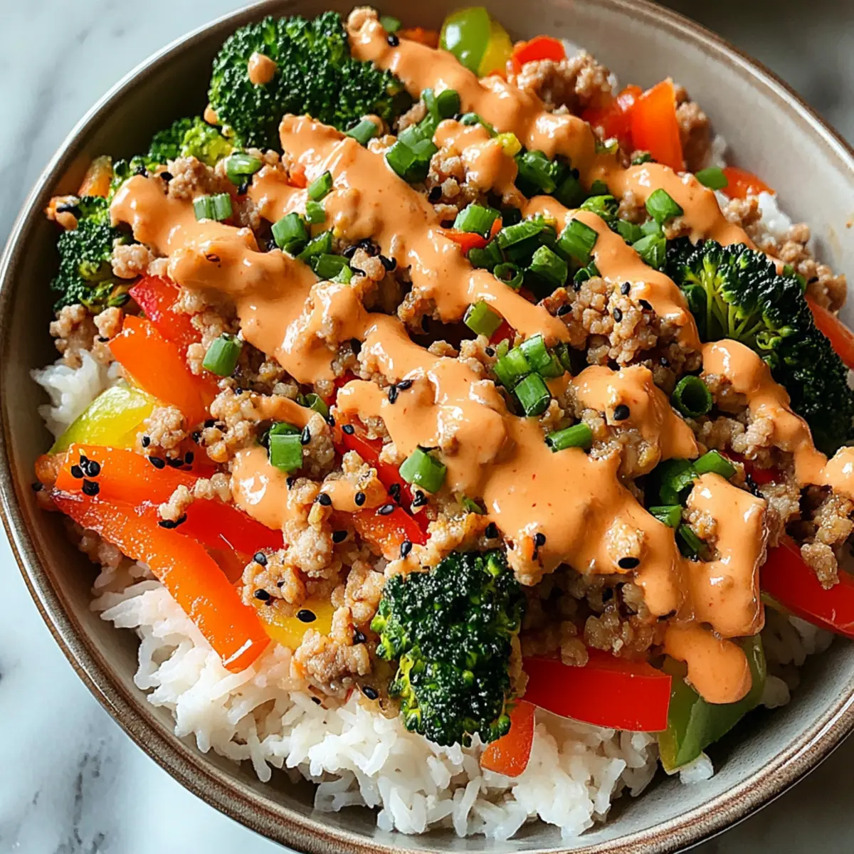 Ultimate Bang Bang Ground Turkey Rice Bowls for Delicious Dinners